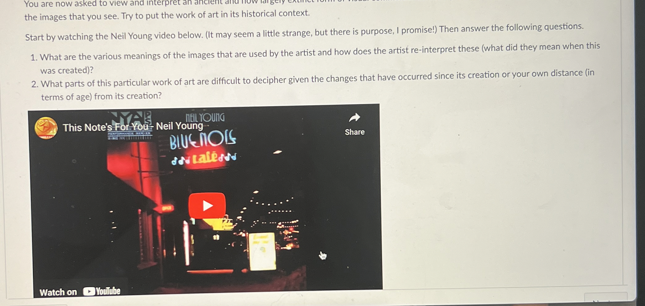 You are now asked to view and interpret an ancient | Chegg.com