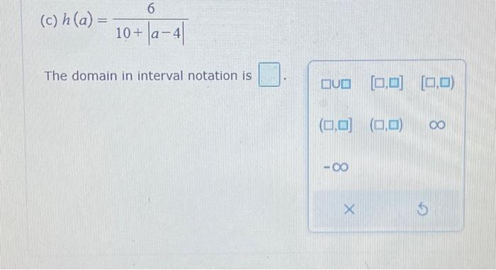 Solved Write the domain in interval notation. (a) | Chegg.com
