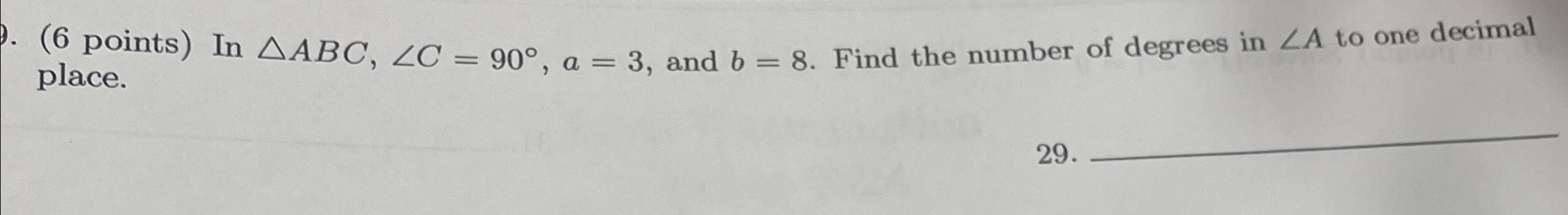 Solved In ????ABC,?C=90°,a=3, ﻿and b=8. ﻿Find the number of | Chegg.com