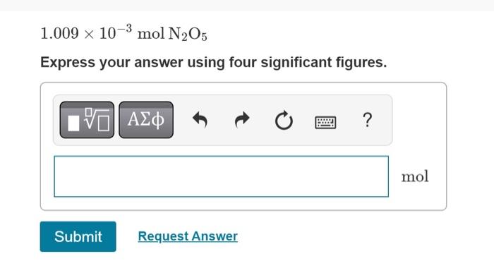 Solved For the reaction shown, calculate how many moles of | Chegg.com
