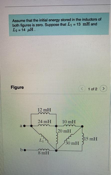 Solved Assume that the initial energy stored in the | Chegg.com