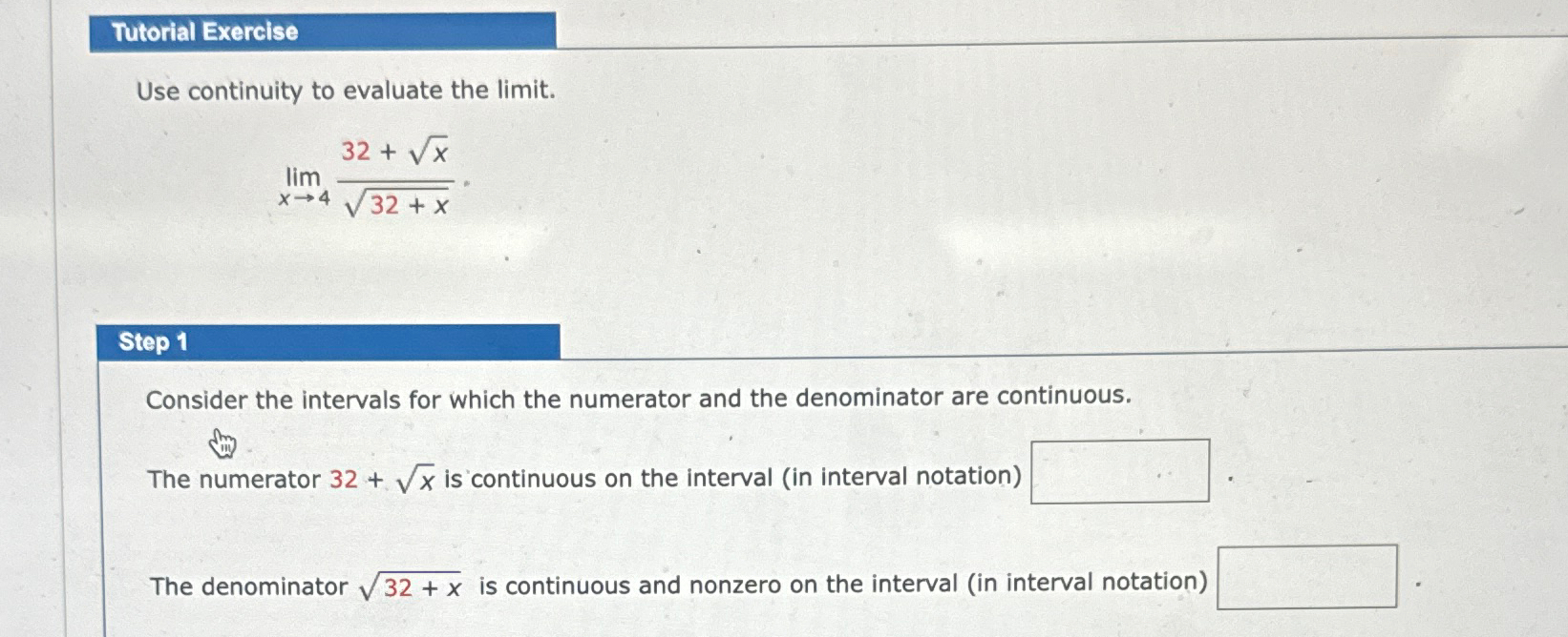 Solved Tutorial Exerciseuse Continuity To Evaluate The 8437