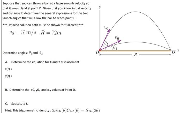 Solved Suppose that you can throw a ball at a large enough | Chegg.com