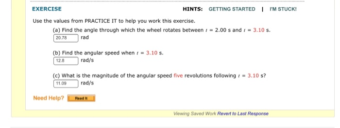Solved EXERCISE HINTS: GETTING STARTED I'M STUCK! Use the | Chegg.com