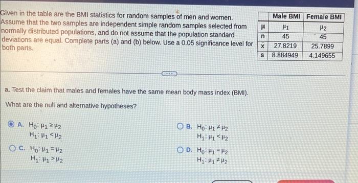 Solved find p value test satatistic andb. Construct the | Chegg.com