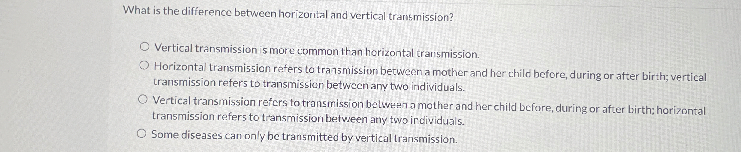 Solved What is the difference between horizontal and | Chegg.com