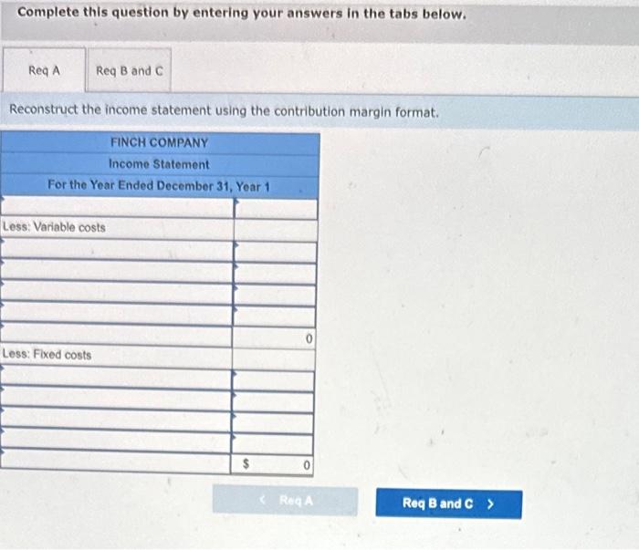 Solved a. Reconstruct the income statement using the | Chegg.com