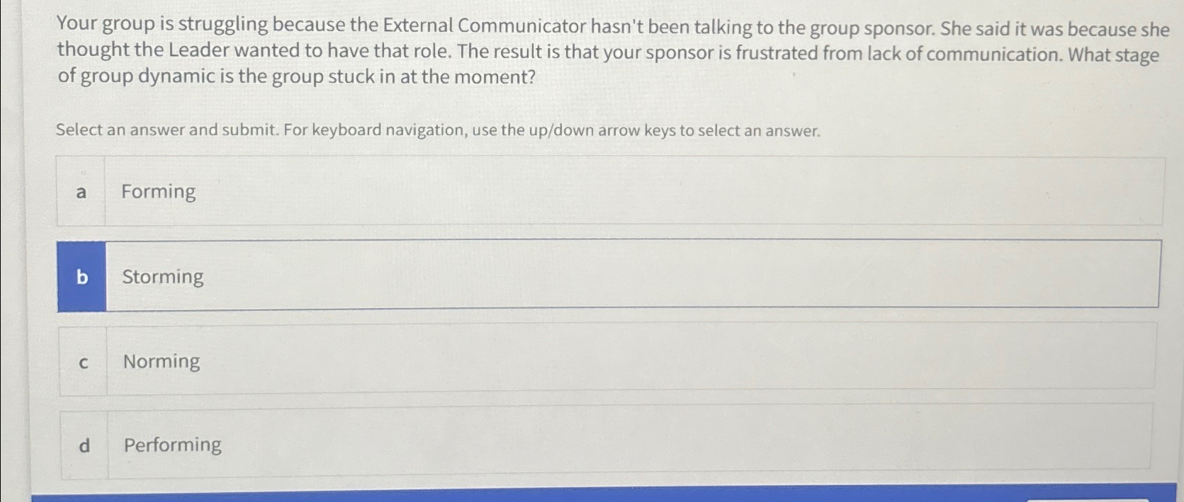 Solved Your group is struggling because the External | Chegg.com