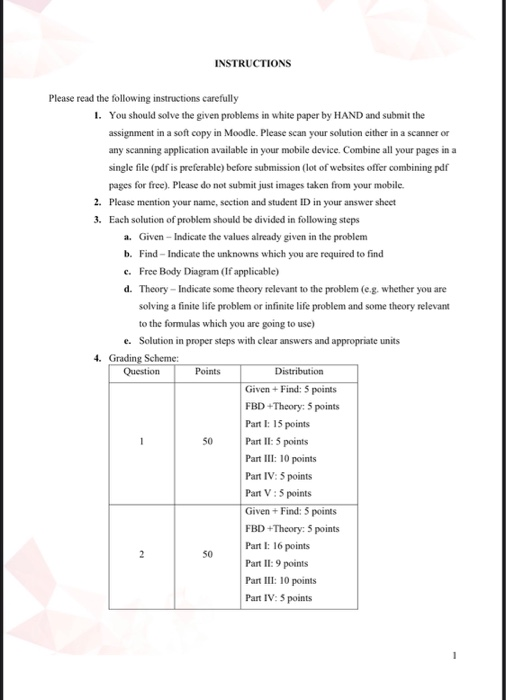 Solved INSTRUCTIONS Please read the following instructions | Chegg.com