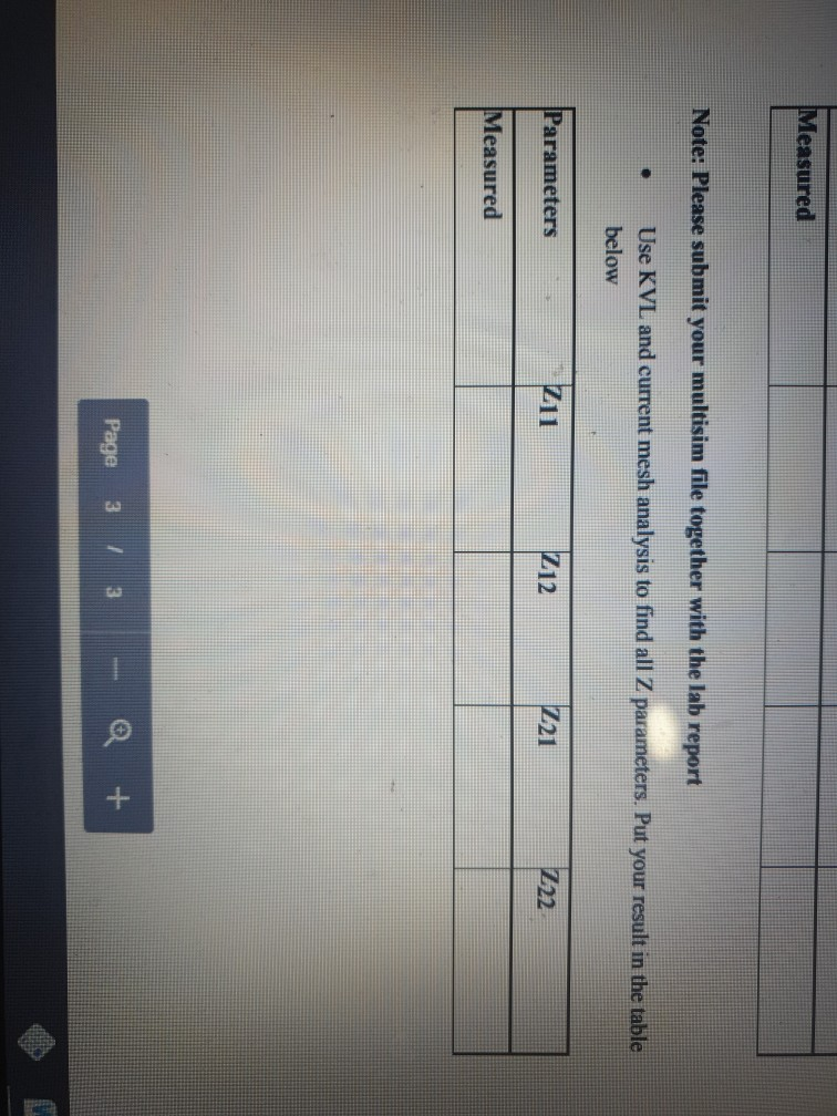 Solved Note: Please submit your multisim file together with | Chegg.com