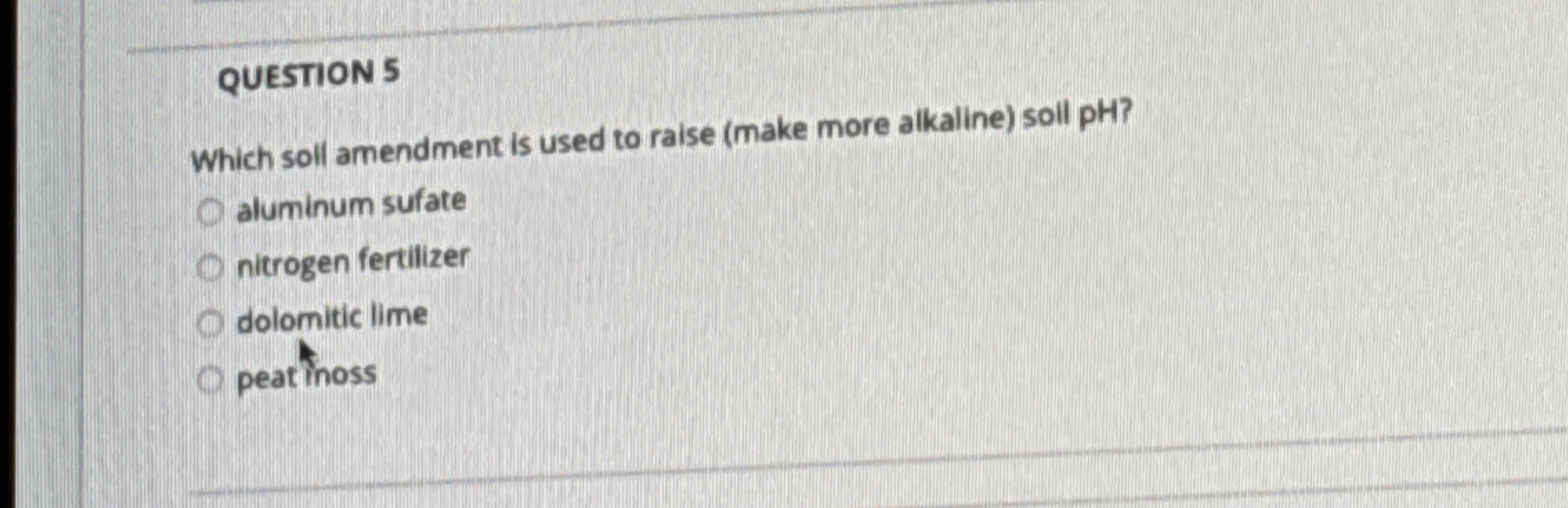 Solved QUESTION 5Which soll amendment is used to raise (make | Chegg.com