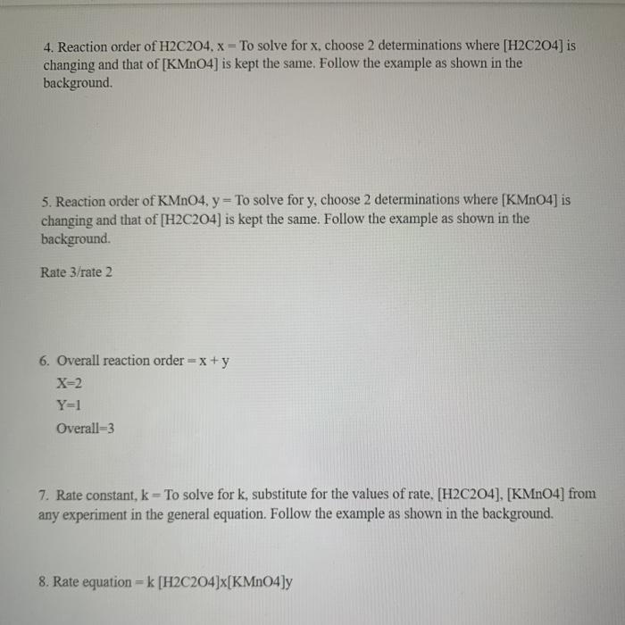 Solved Data Sheet: 1. Concentration of H2C204 solution, M | Chegg.com