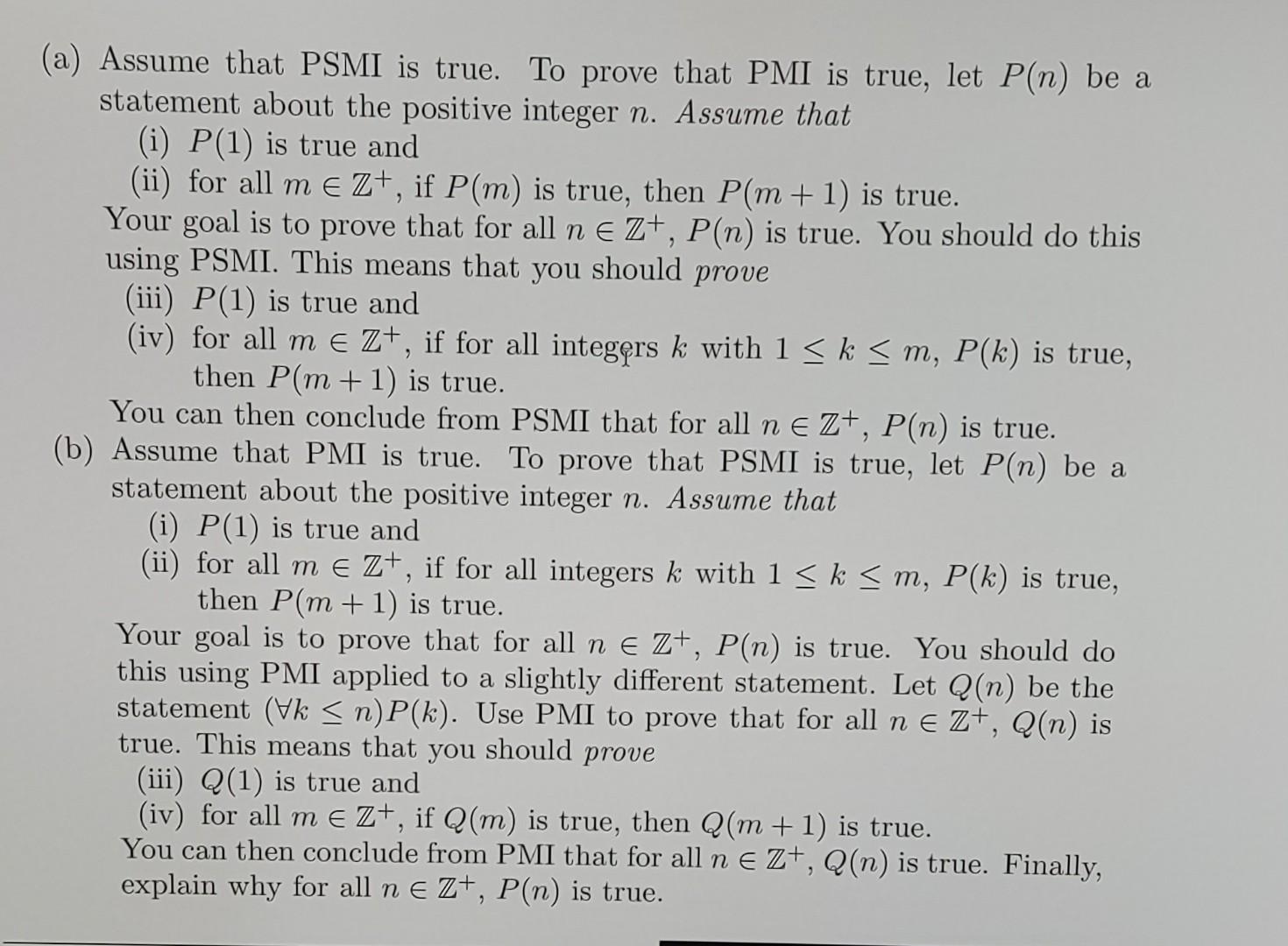 Solved 5. In this exercise, you will prove that PMI is | Chegg.com