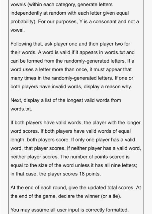 Solved For this project, you will write a program that | Chegg.com