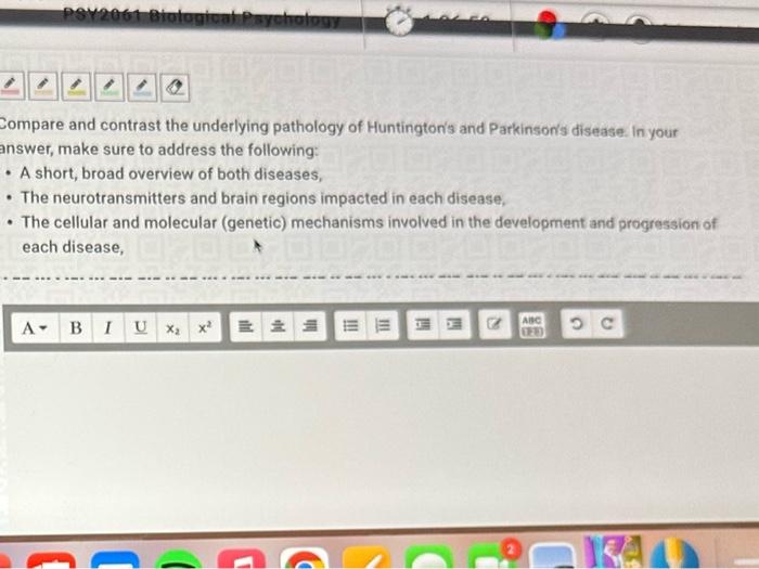 Solved Compare and contrast the underlying pathology of | Chegg.com