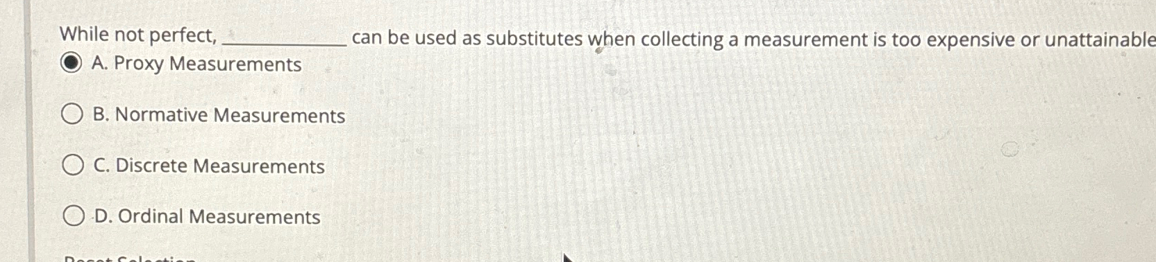 Solved While not perfect, can be used as substitutes when | Chegg.com