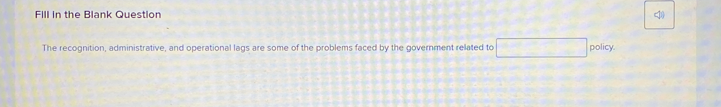 Solved FIII In the Blank QuestionThe recognition, | Chegg.com