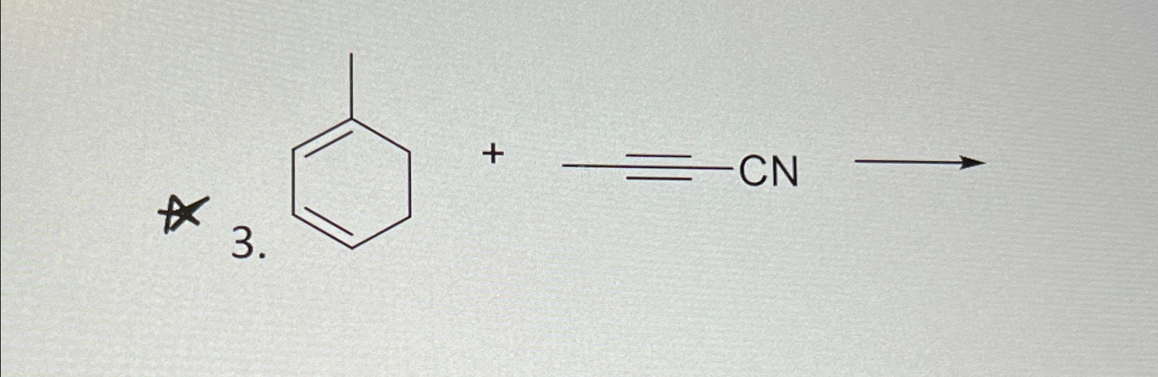 Solved C7H10 + ﻿C4H3N -> ﻿Complete the diels alder reaction | Chegg.com