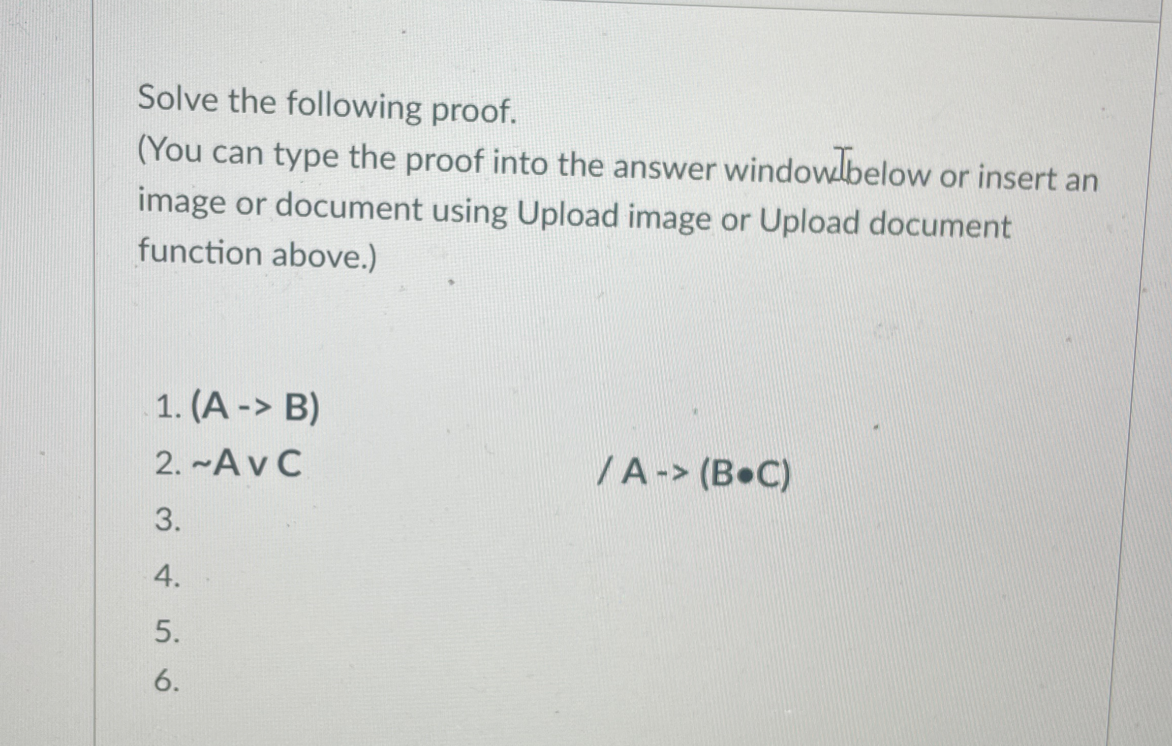 Please solve this proof using the 18 ﻿implication and | Chegg.com