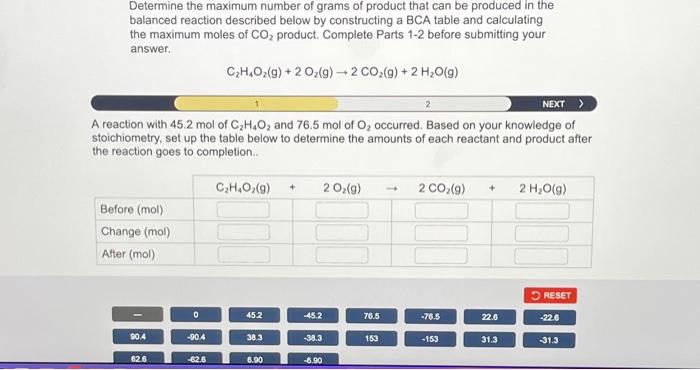 Solved Determine the maximum number of grams of product that | Chegg.com