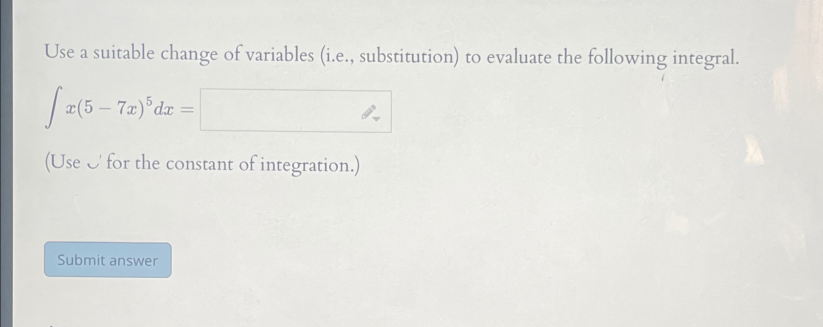 Solved Use a suitable change of variables (i.e., | Chegg.com