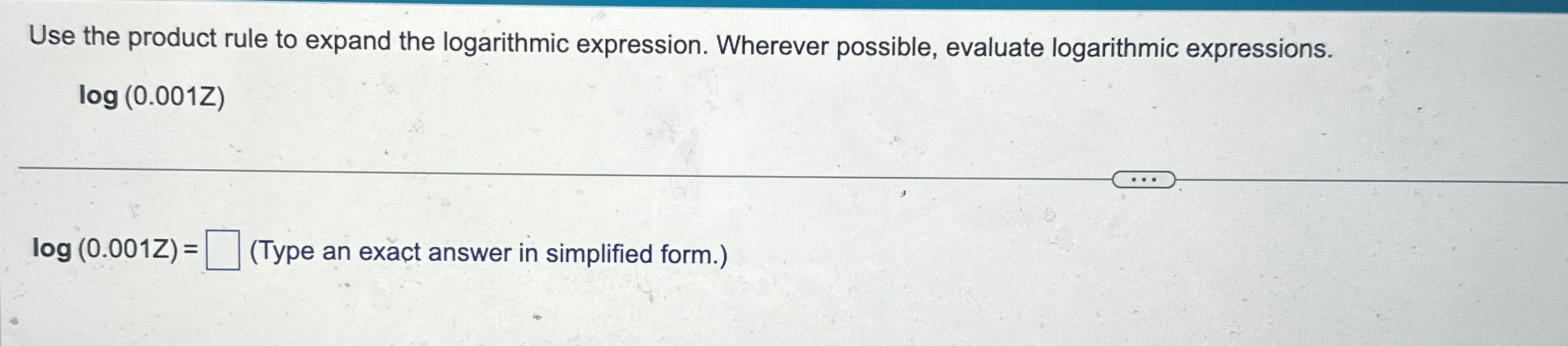 Solved Use the product rule to expand the logarithmic | Chegg.com