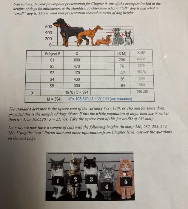 Solved Instructions: In your powerpoint presentation for | Chegg.com