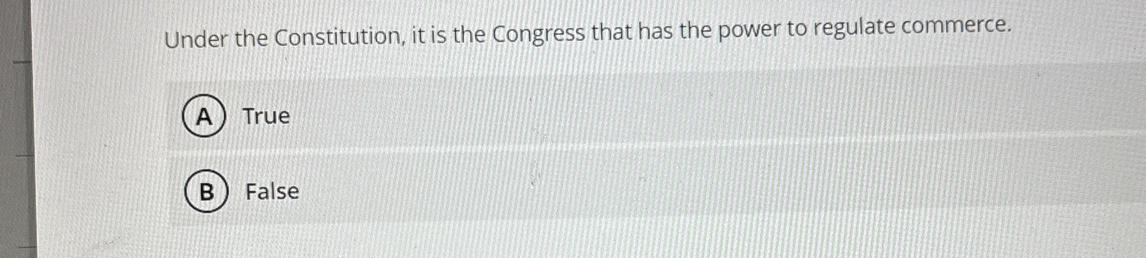 Solved Under the Constitution, it is the Congress that has | Chegg.com