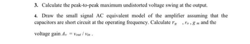Solved The small-signal model for BJT is shown in the | Chegg.com