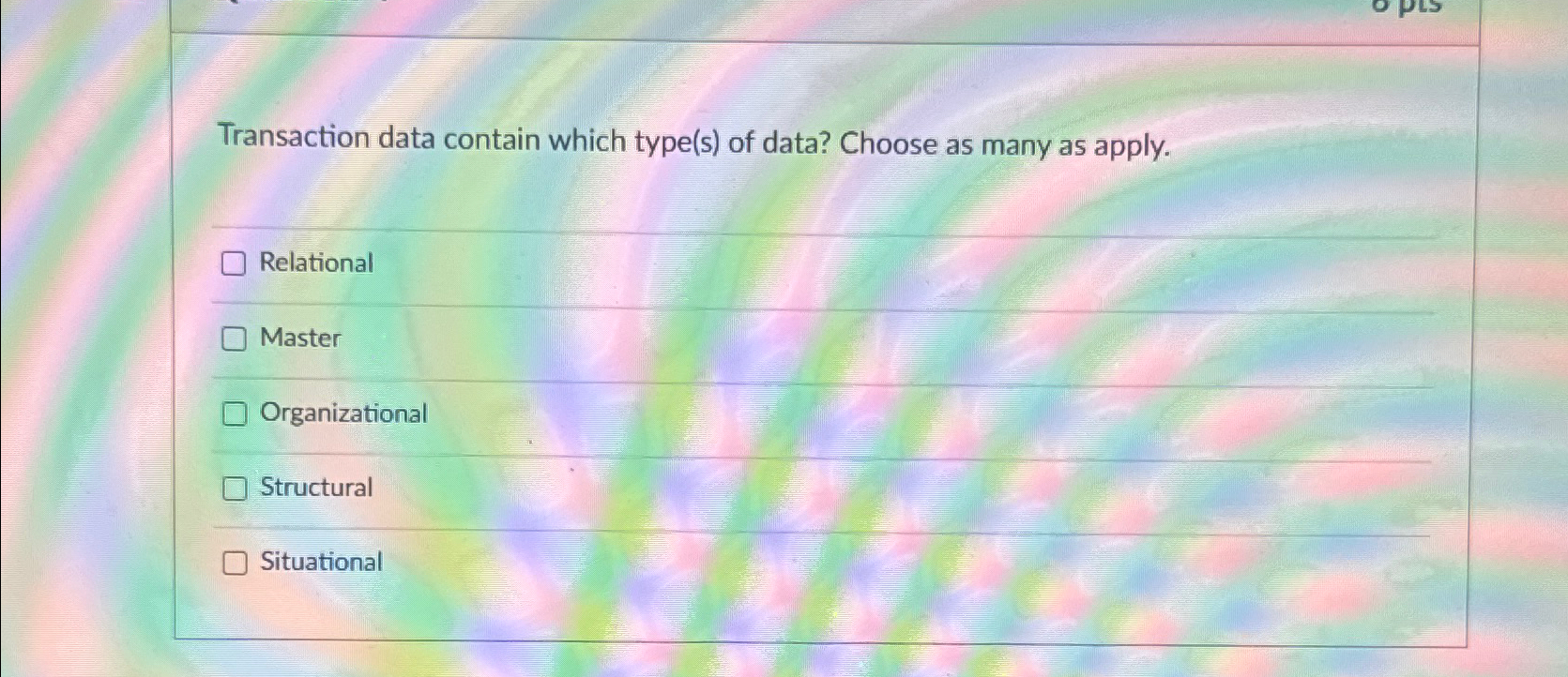 Solved Transaction data contain which type(s) ﻿of data? | Chegg.com