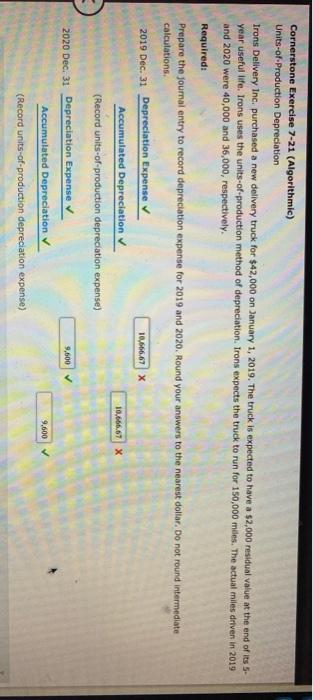 Solved Cornerstone Exercise 7-21 (Algorithmic) | Chegg.com