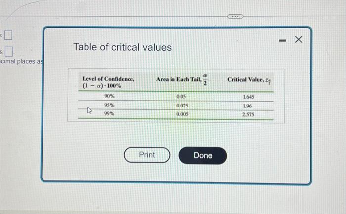 Solved Construct a 90% confidence interval of the population | Chegg.com