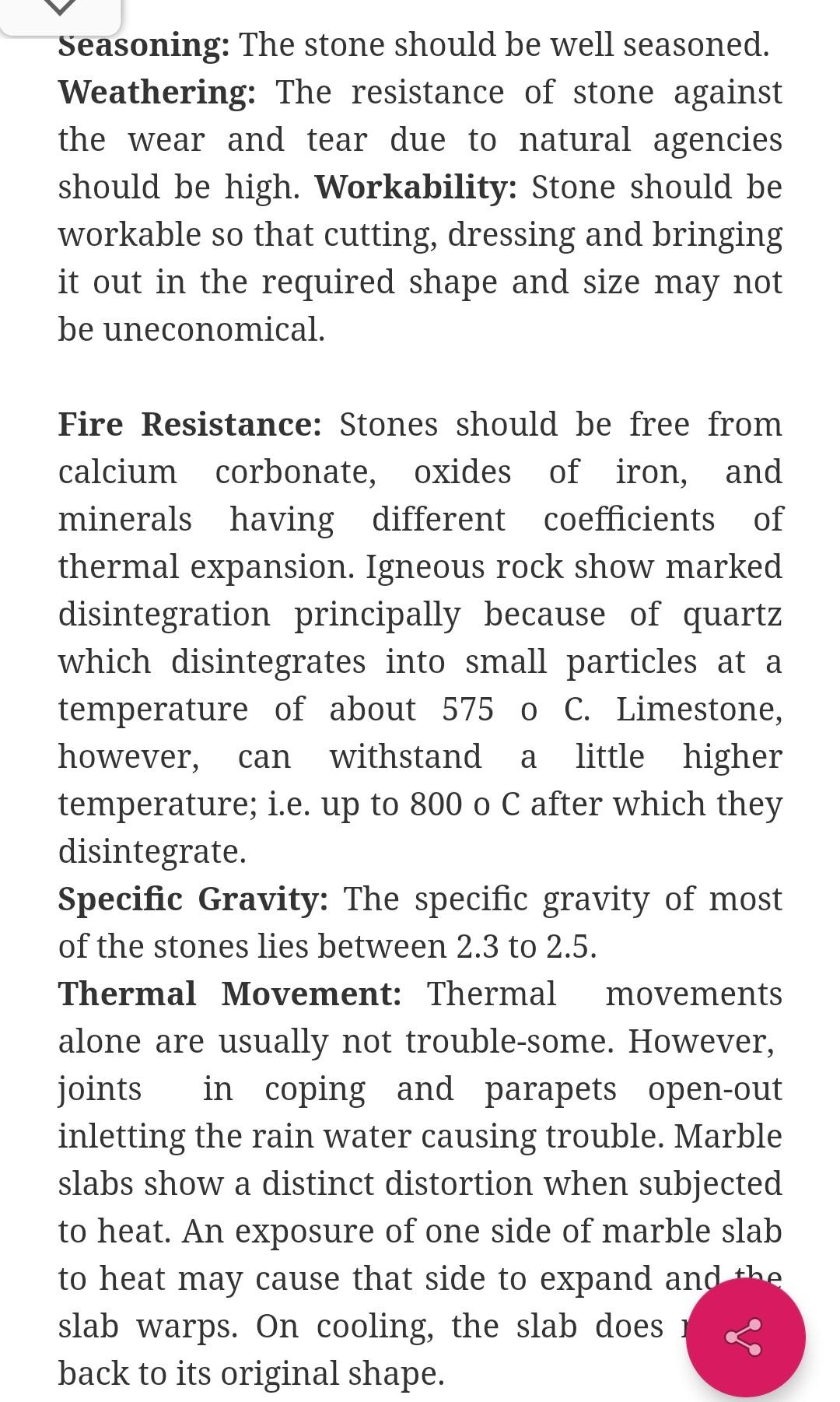 Solved Some of the tests to check the durability of stone | Chegg.com