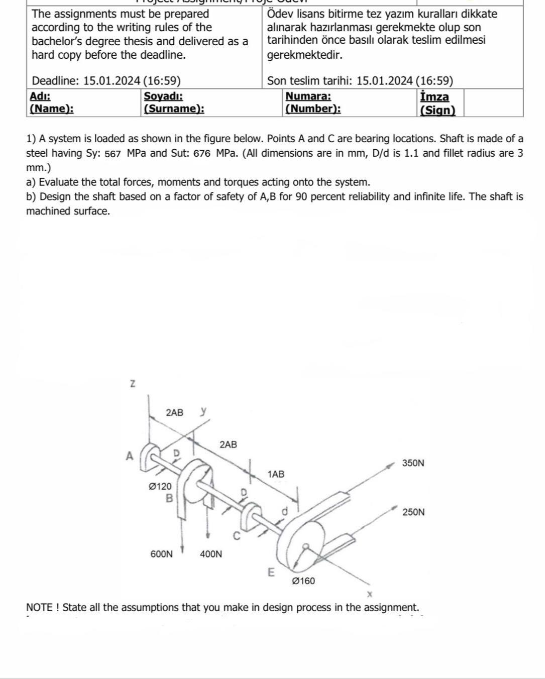Solved The assignments must be prepared according to the | Chegg.com
