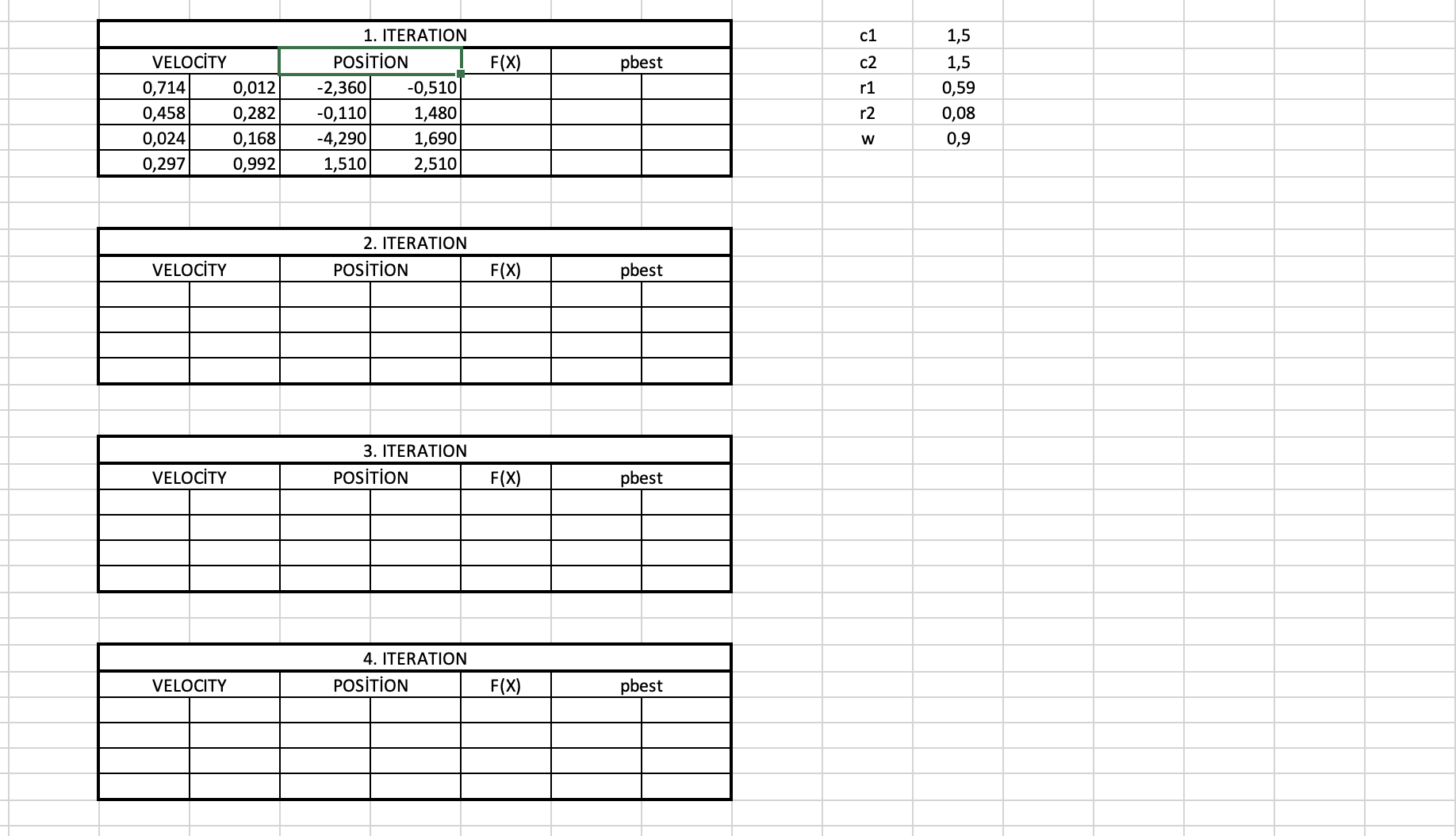 Solved ITERATION, i want to apply two optimization methods | Chegg.com