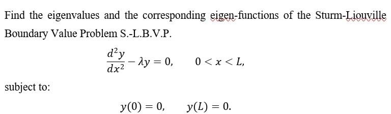 Solved Find the eigenvalues and the corresponding | Chegg.com