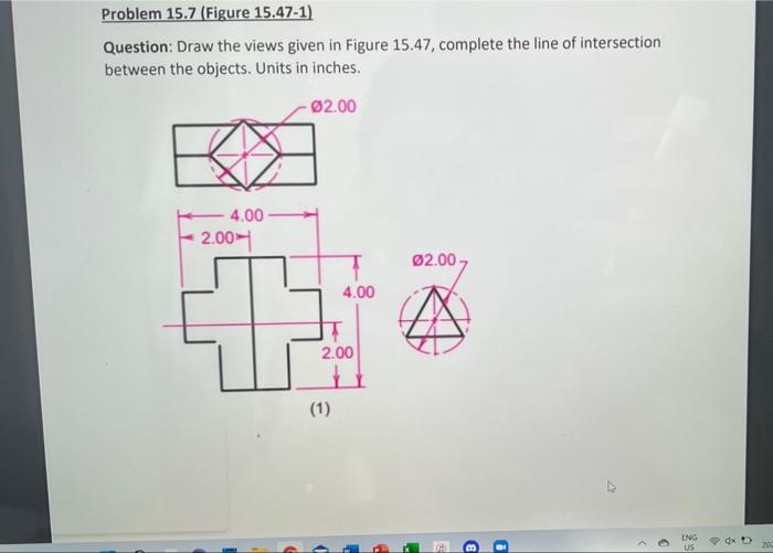 Solved Problem 15.7 (Figure 15.47-1) Question: Draw the | Chegg.com