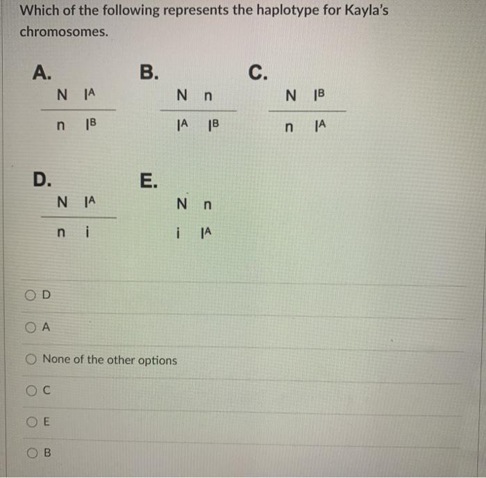 Solved Q26. Kayla and Jerome are about to have a child. | Chegg.com