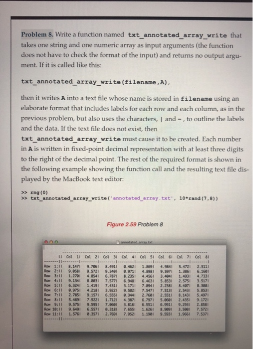 Solved Problem 8. Write a function named | Chegg.com