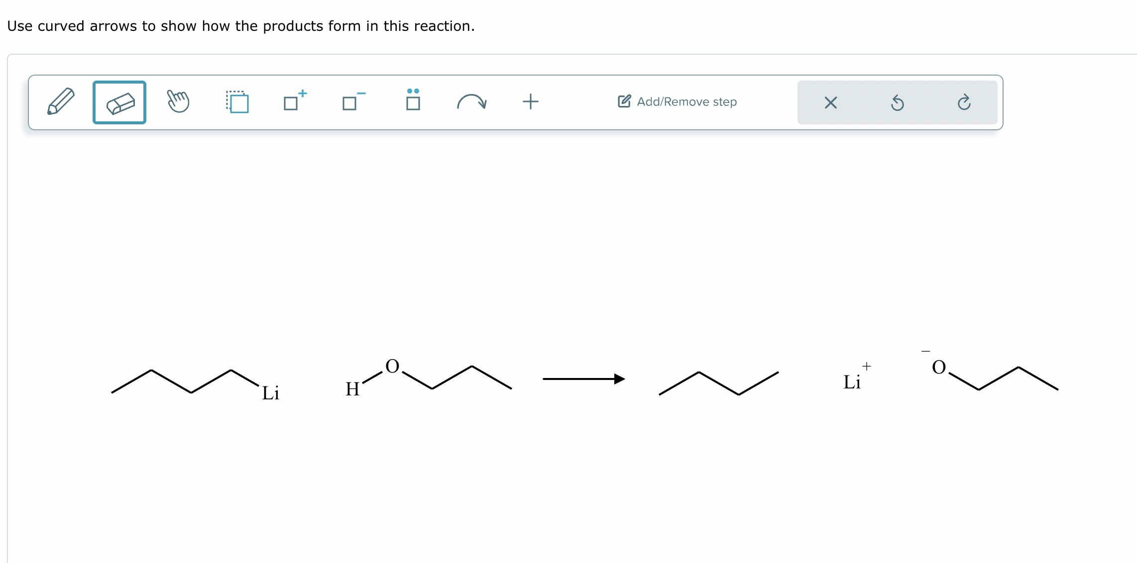 Solved Use curved arrows to show how the products form in | Chegg.com