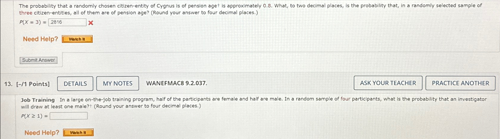 Solved The probability that a randomly chosen citizen-entity | Chegg.com