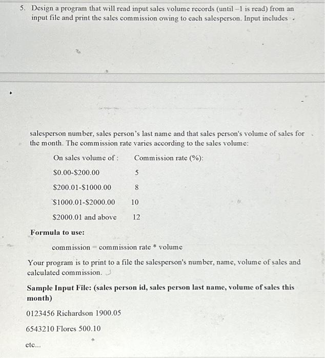 Solved Directions: Write full programs that satisfy the | Chegg.com