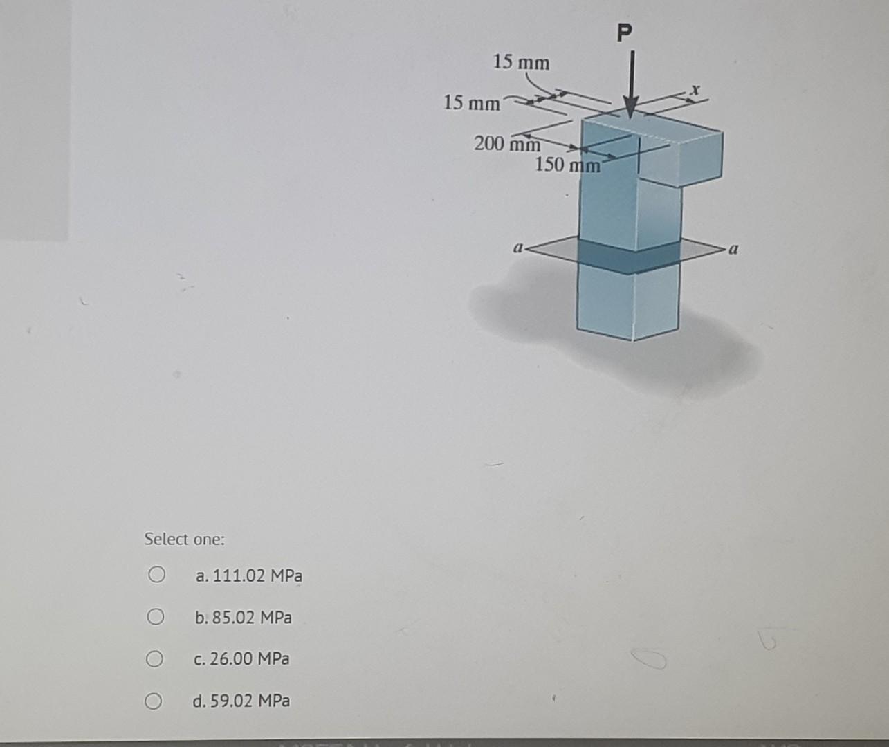 Solved Determine the maximum compressive normal stress in | Chegg.com