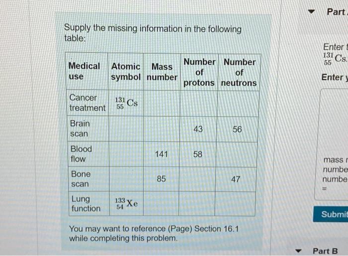 Supply the missing information in the following | Chegg.com