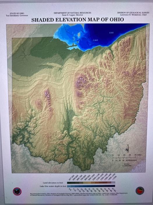 Solved Note the long,parallel ridges inthe northwest ofthe | Chegg.com