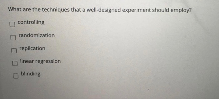 Solved What are the techniques that a well-designed | Chegg.com