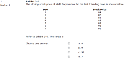 The closing stock price of mnm Corporation for the | Chegg.com