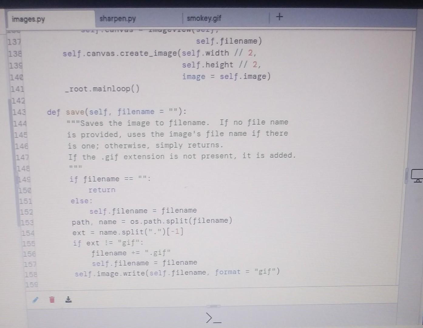 The edge-detection function ( \begin{tabular}{ll|l} | Chegg.com