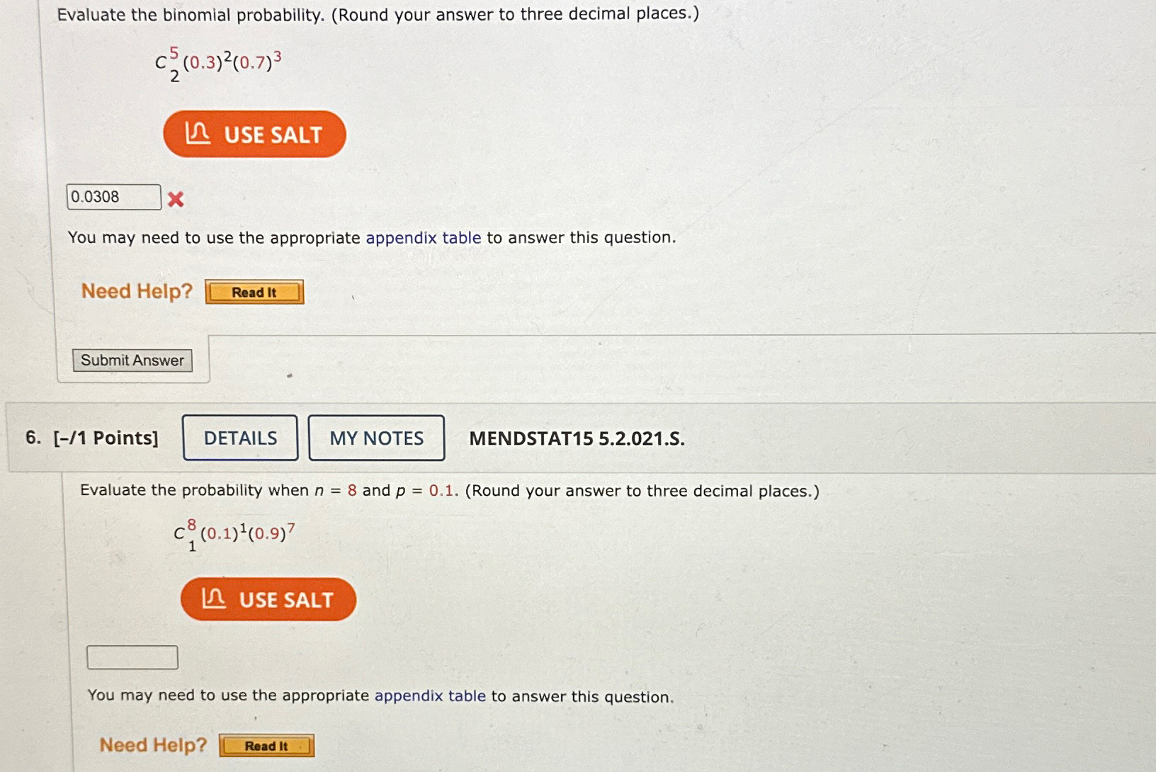 Solved Evaluate the binomial probability. (Round your answer | Chegg.com