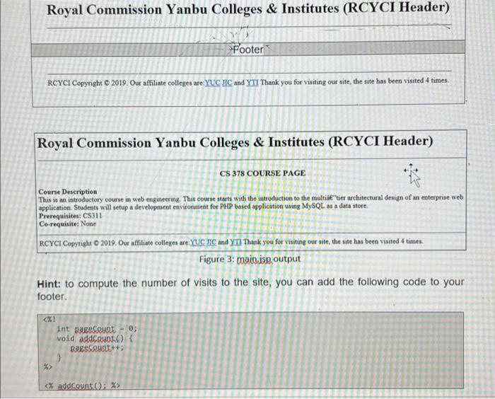 Solved Create three isp files (a) a header that should | Chegg.com